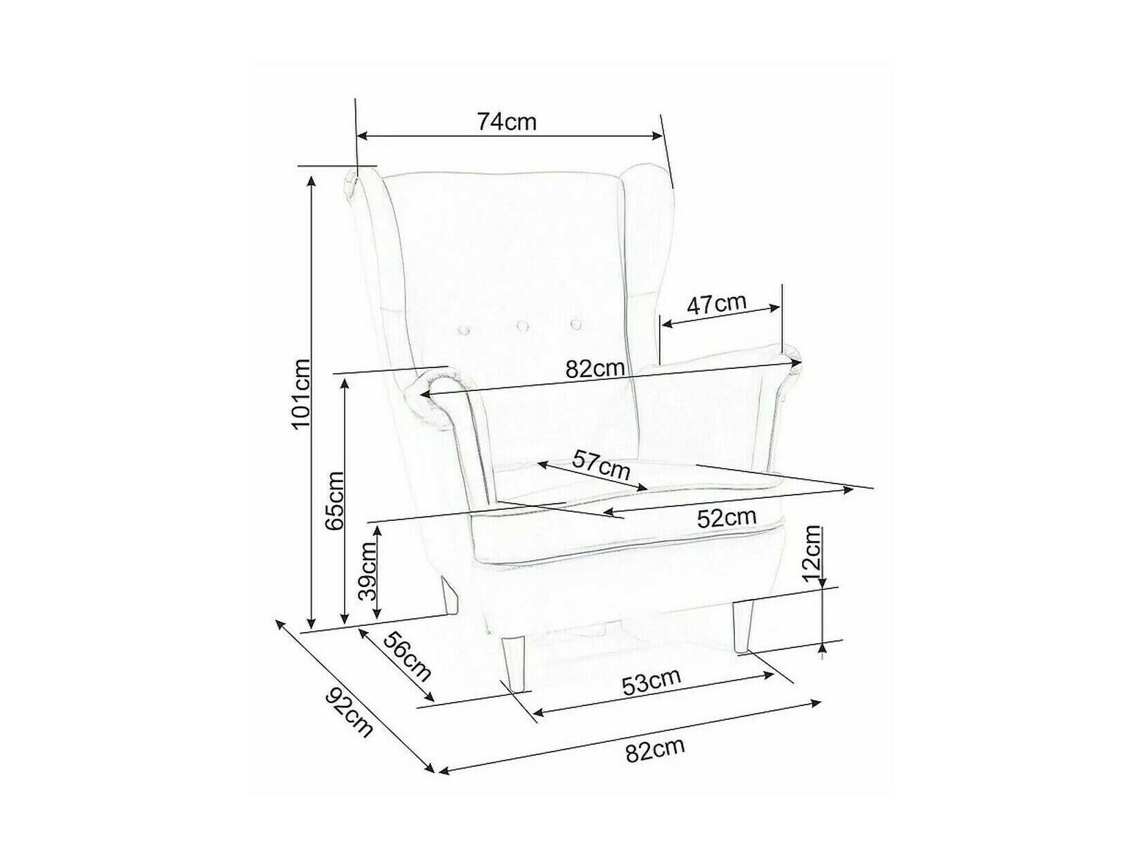 Sessel Detroit 506 (Rosa) - Wohnzimmermöbel | Moebel1.at